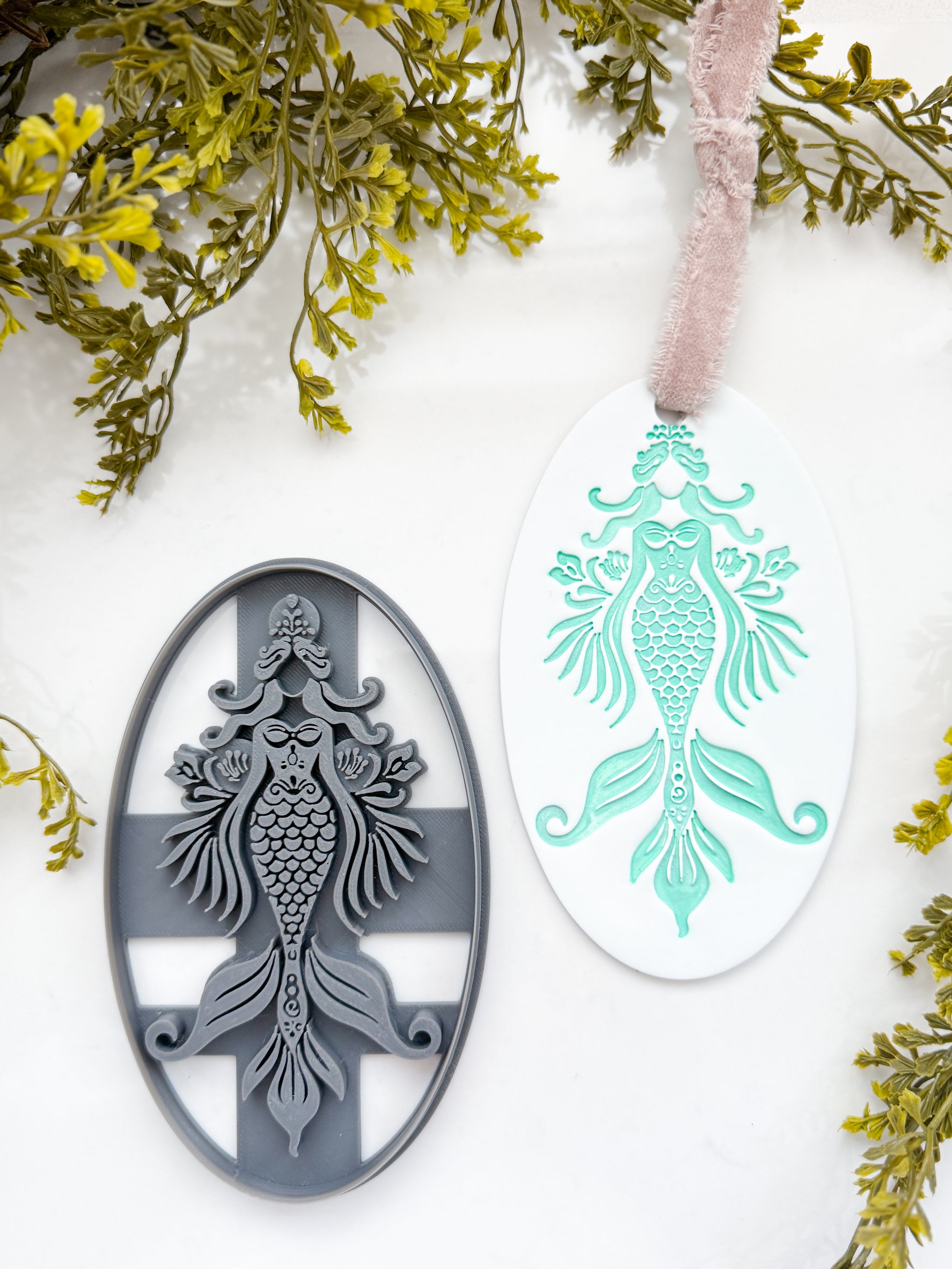 WALL ART | SIREN MERMAID | SCANDINAVIAN | LARGE CLAY CUTTER – Prism ...