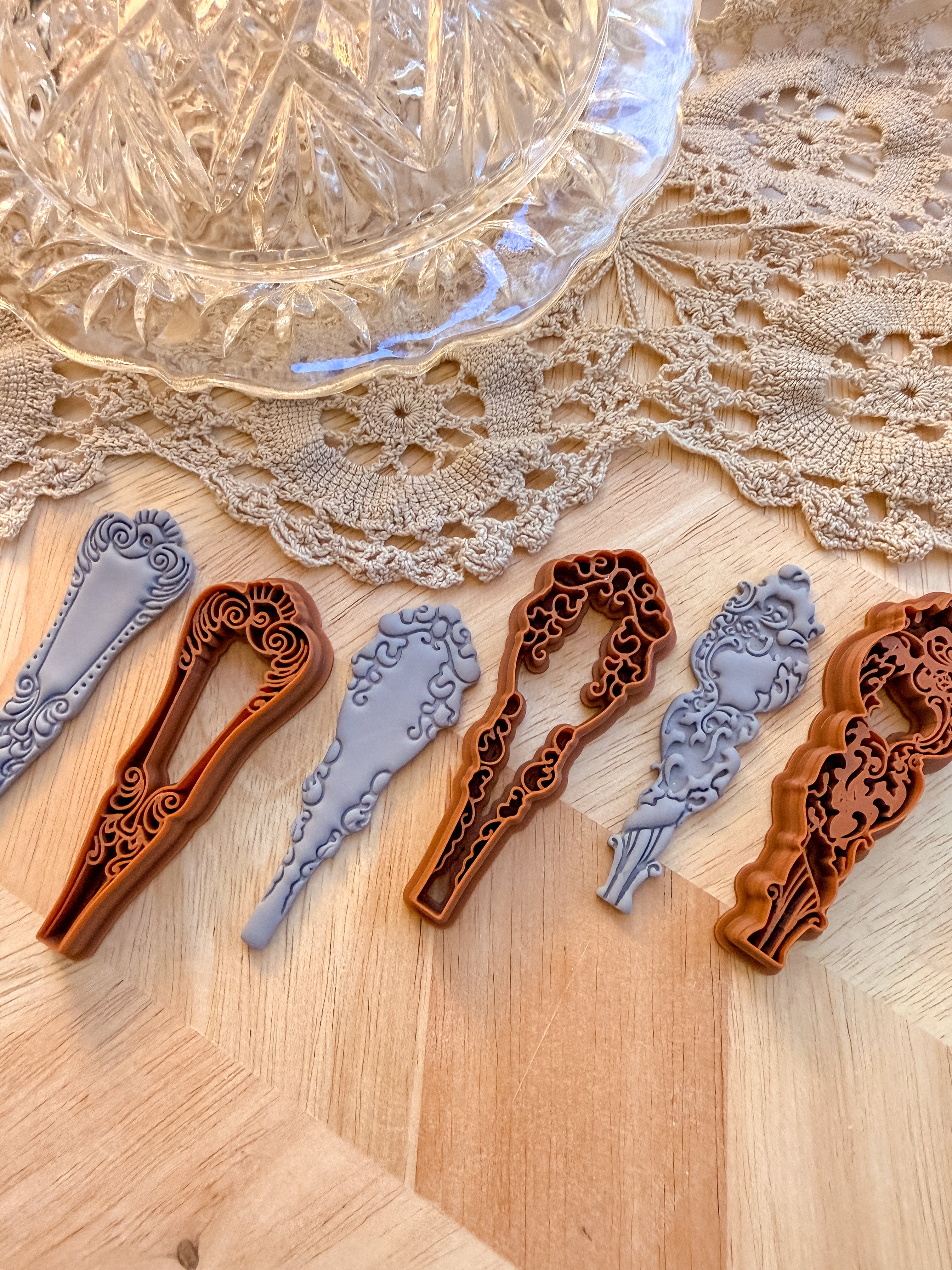 FAUX SILVERWARE CUT OFFS | VINTAGE KITCHEN | POLYMER CLAY CUTTERS ...