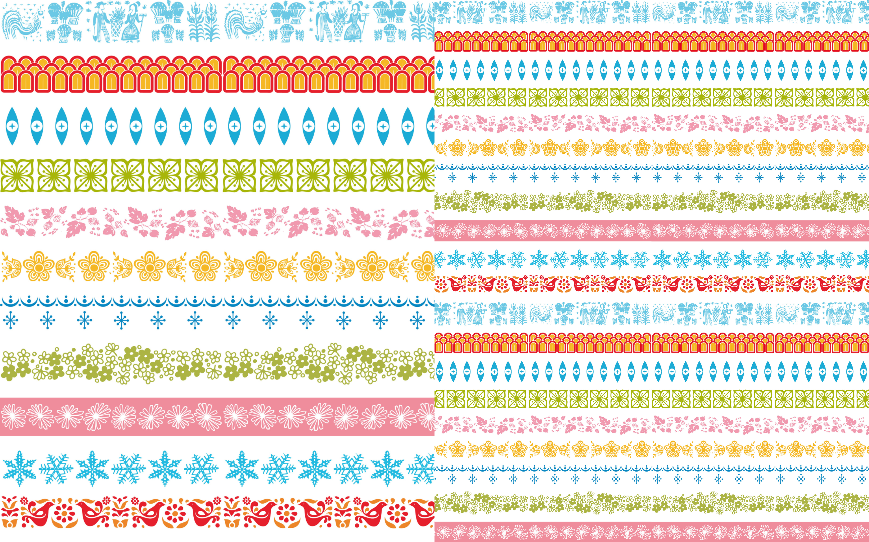 PCC VK100 PYREX PATTERNS 2PK Transfer Paper | POLYMER CLAY – Prism Clay Co.