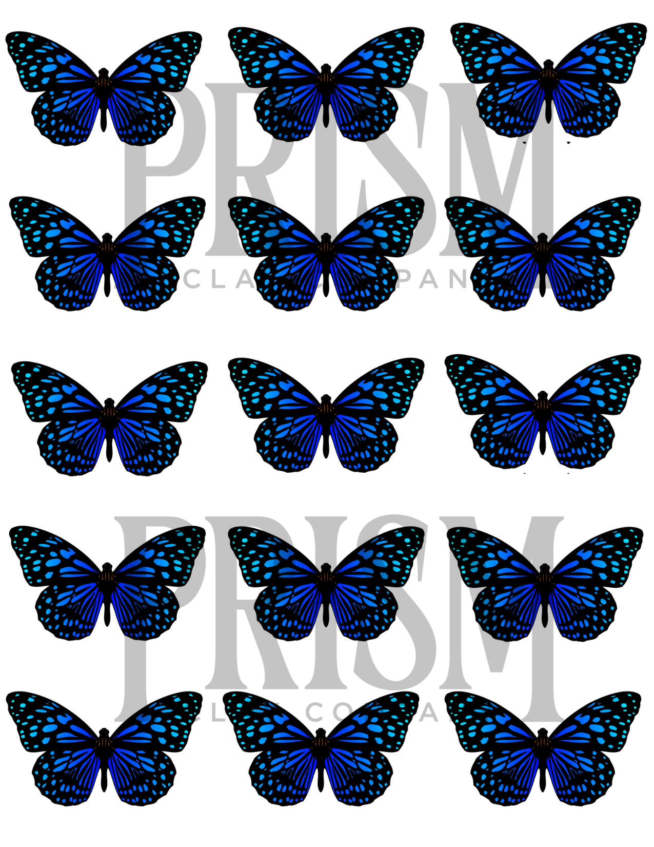 Blue Butterfly Transfer Paper & Cutter – Prism Clay Co.